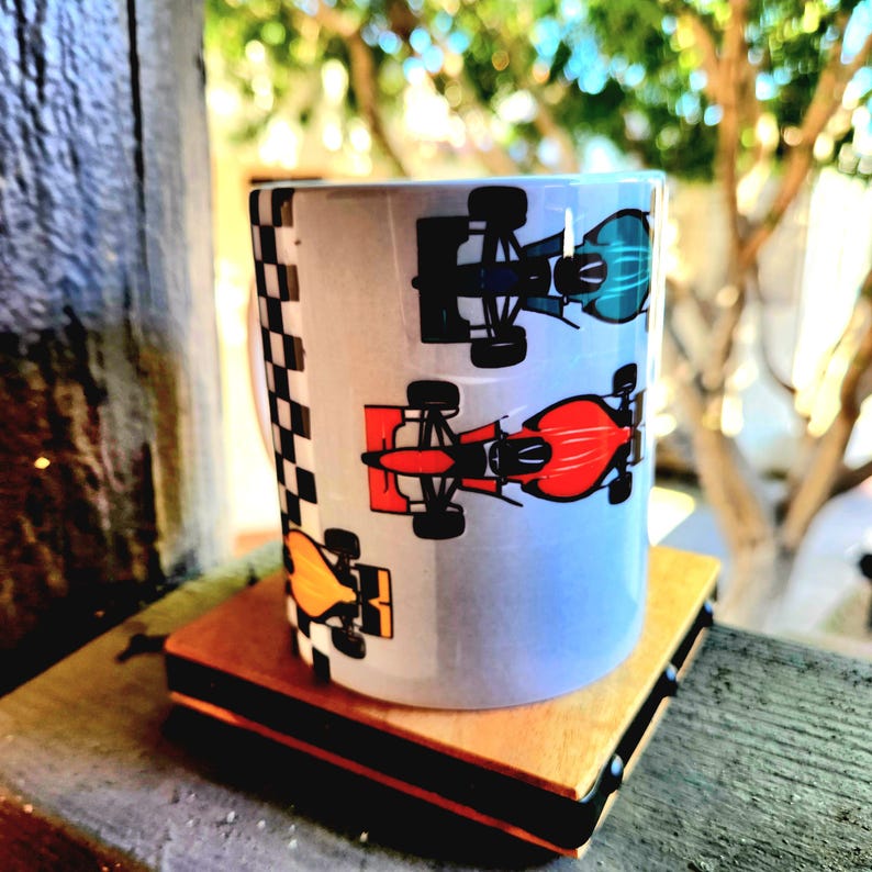 Indy Car Race Ceramic Coffee Mug: Open Wheel Racing Enthusiast Gift - Etsy