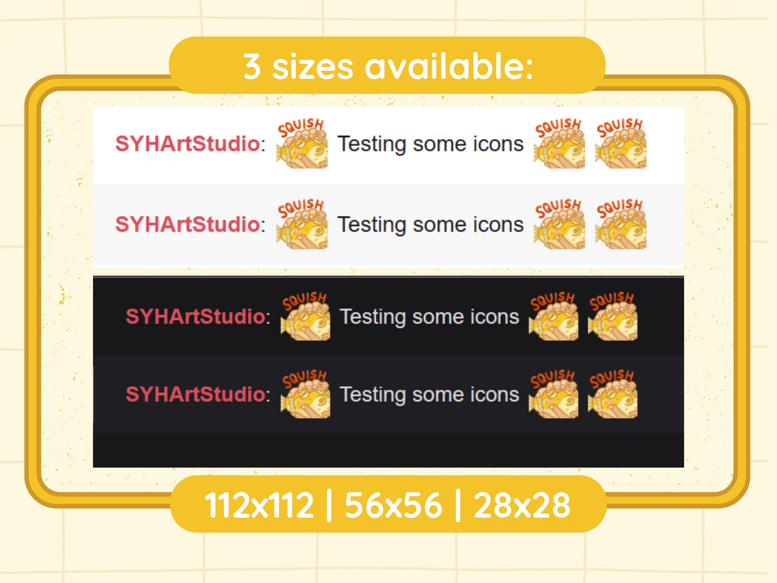 Animated Pufferfish Squish Emote: Hand-drawn Streaming Discord Emote ...