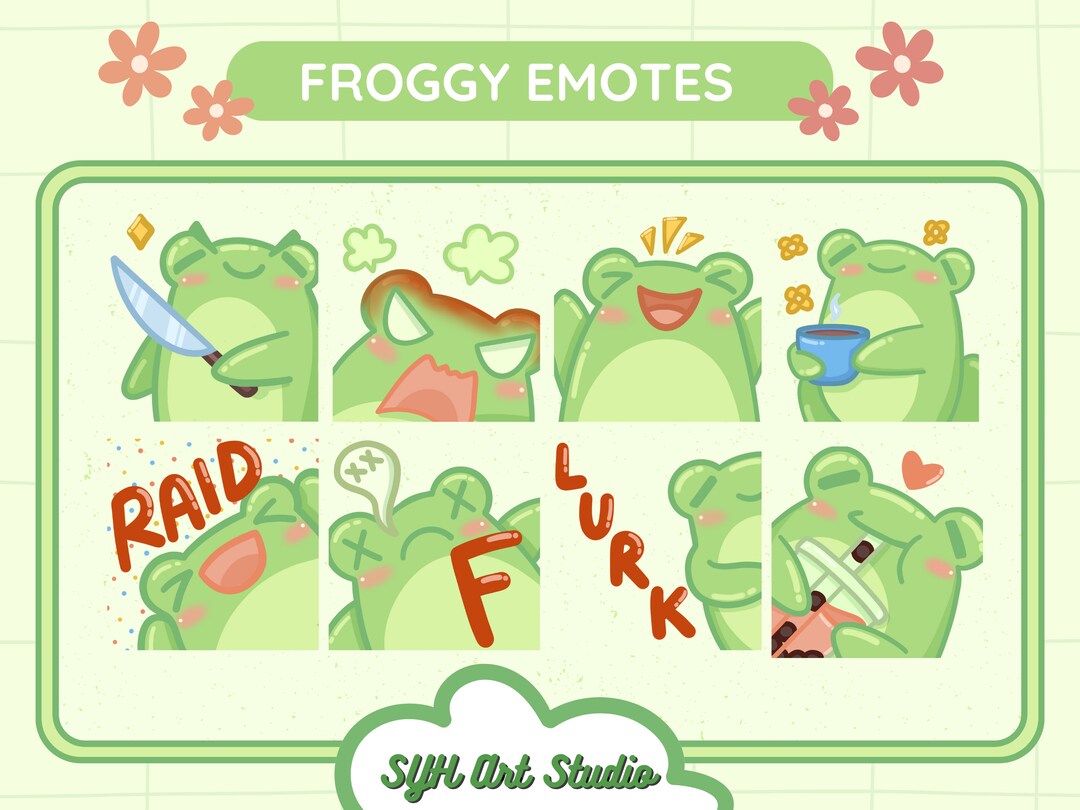 Twitch Emotes | Cute Frog Emotes | Animal Emotes | Discord Emotes ...