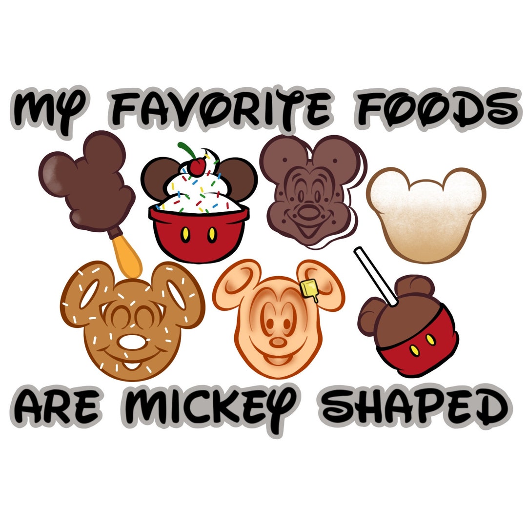 Mickey-shaped Food - Etsy