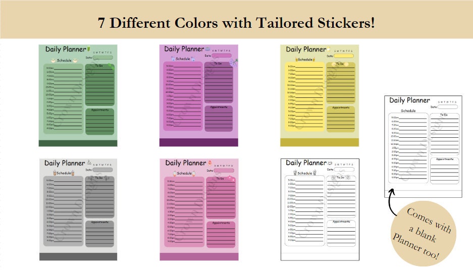 Printable PDF Planner , Digital PDF Planner , Printable to Do ...