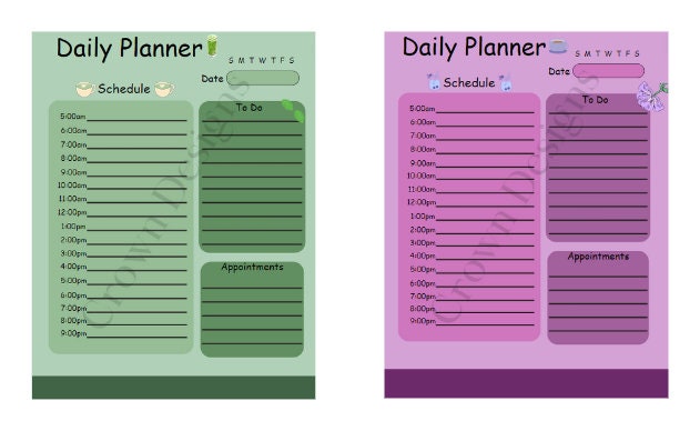 Printable PDF Planner , Digital PDF Planner , Printable to Do ...