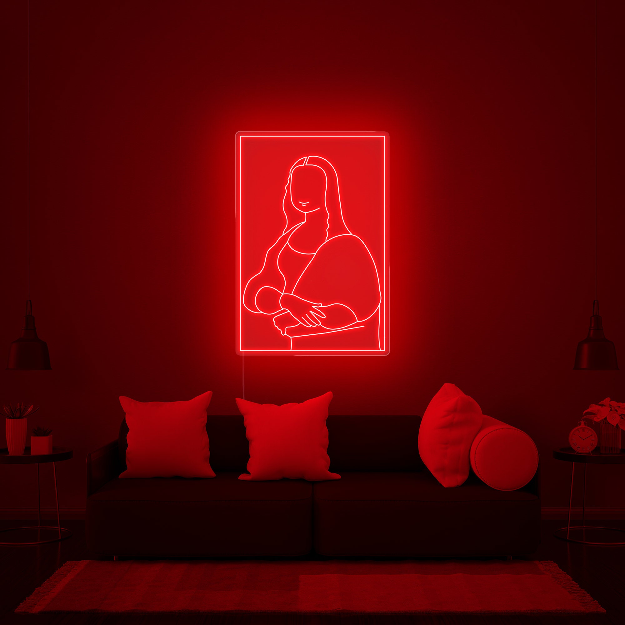 Monna Lisa LED Neon Sign, Wall Decor, Wall Sign, Neon Lights - Etsy