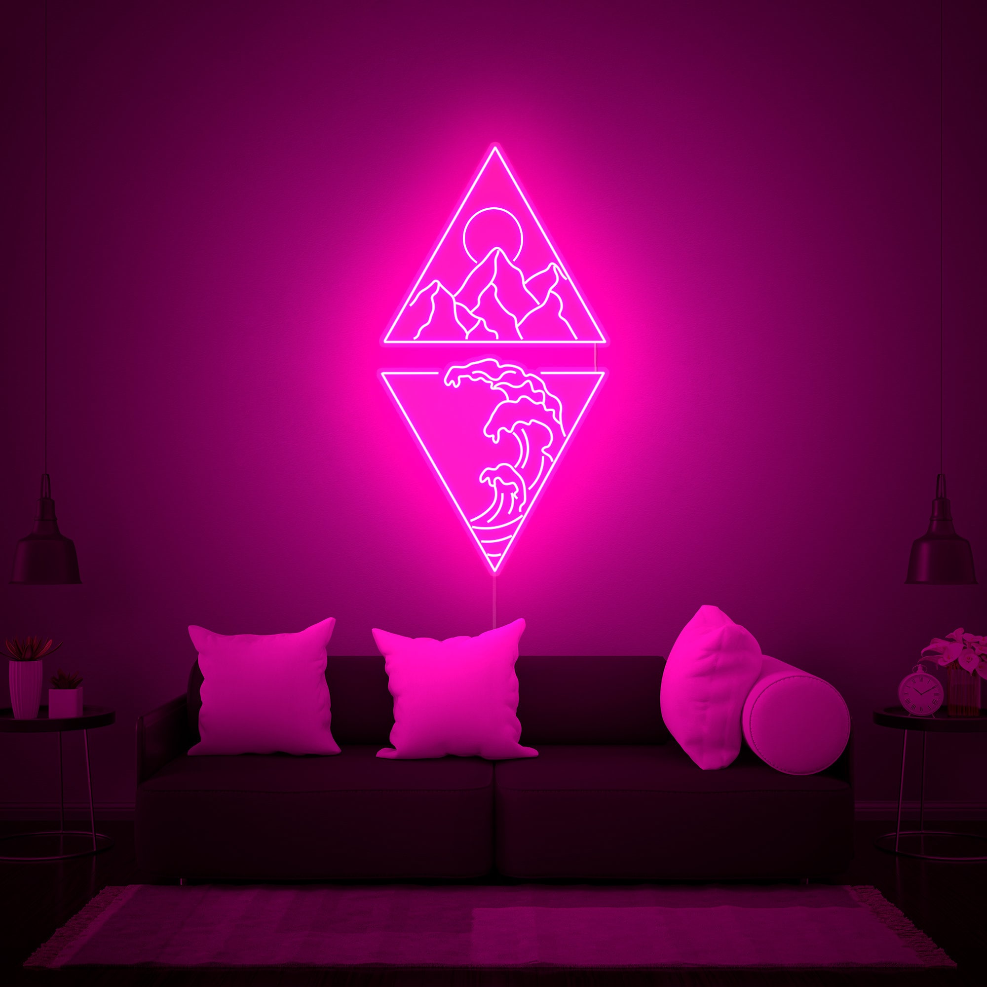 Retrowave LED Neon Sign Wall Decor Wall Sign Neon Lights - Etsy