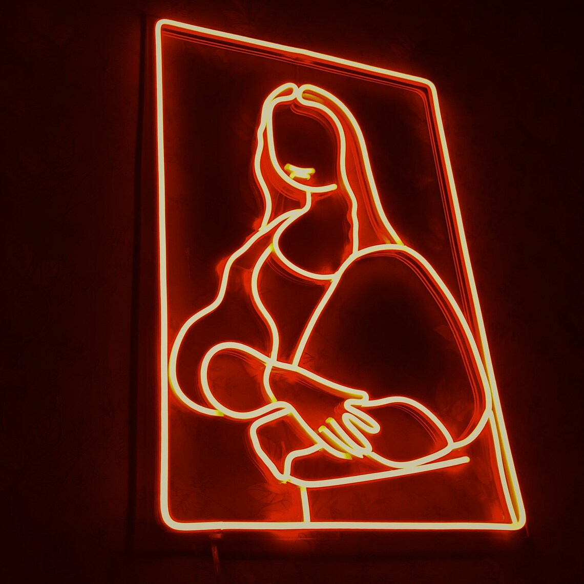 Monna Lisa LED Neon Sign, Wall Decor, Wall Sign, Neon Lights - Etsy