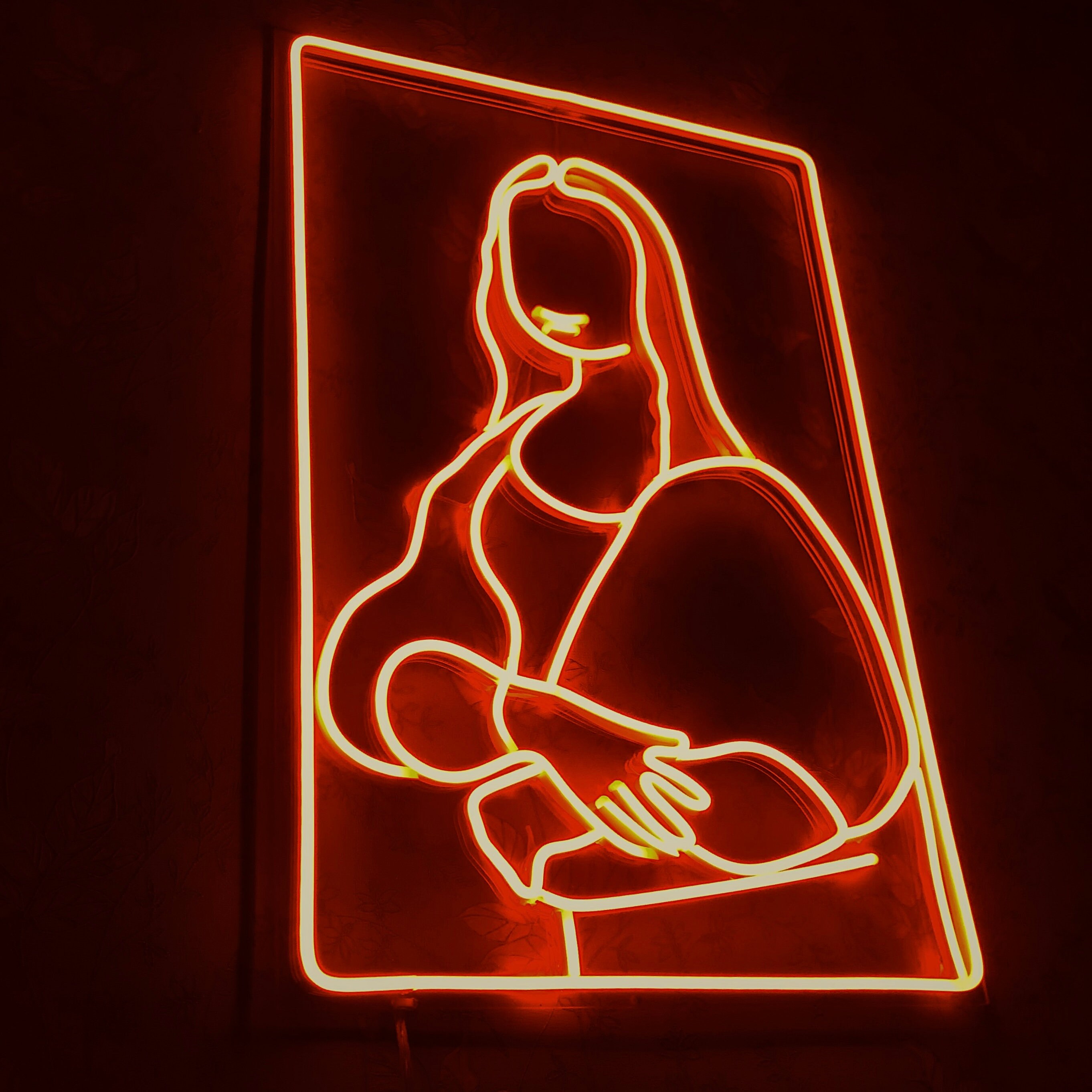 Monna Lisa LED Neon Sign, Wall Decor, Wall Sign, Neon Lights - Etsy