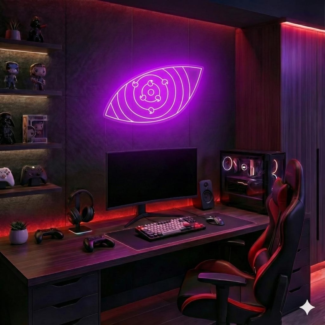 Anime Eye LED Neon Sign – Manga Wall Decor - Etsy