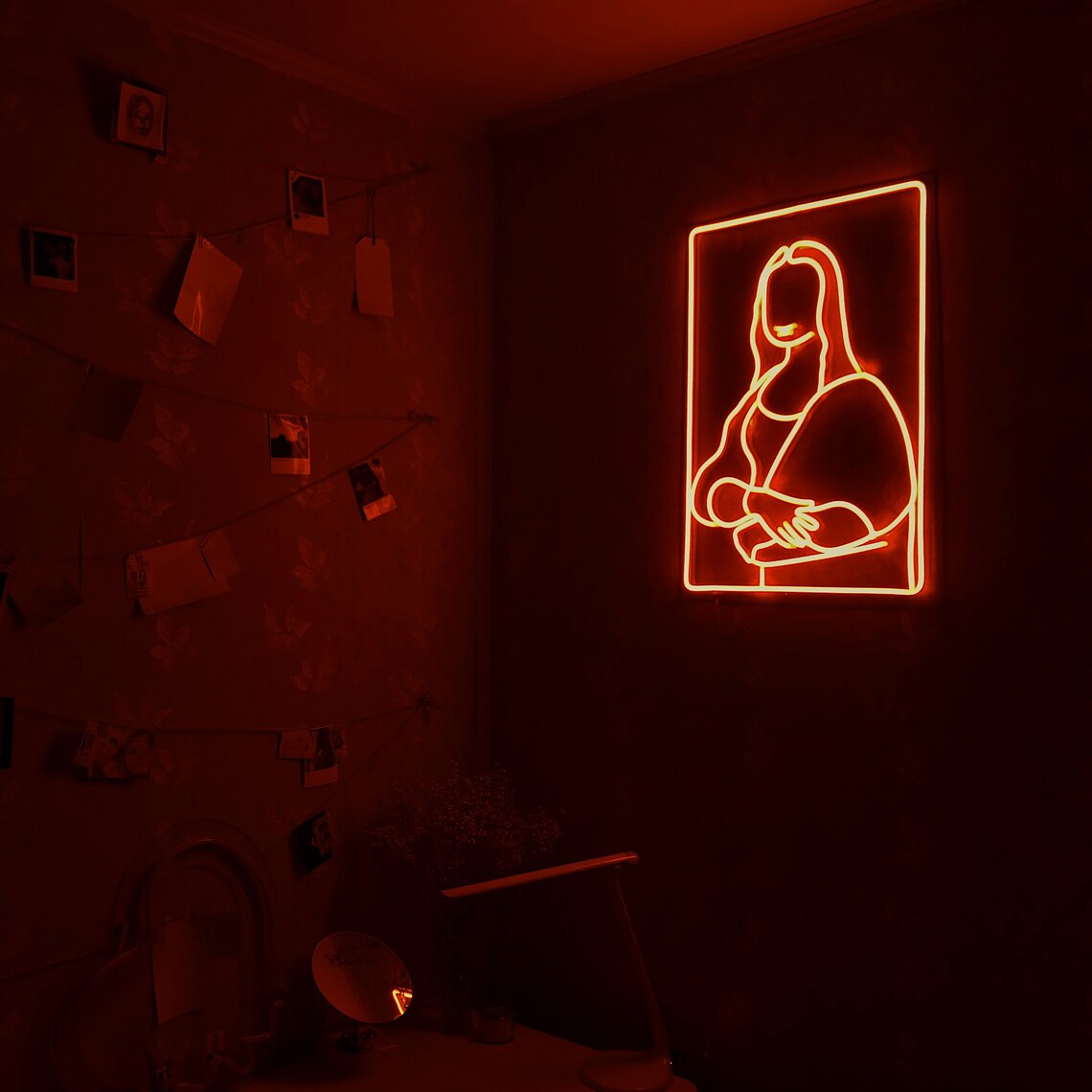 Monna Lisa LED Neon Sign, Wall Decor, Wall Sign, Neon Lights - Etsy