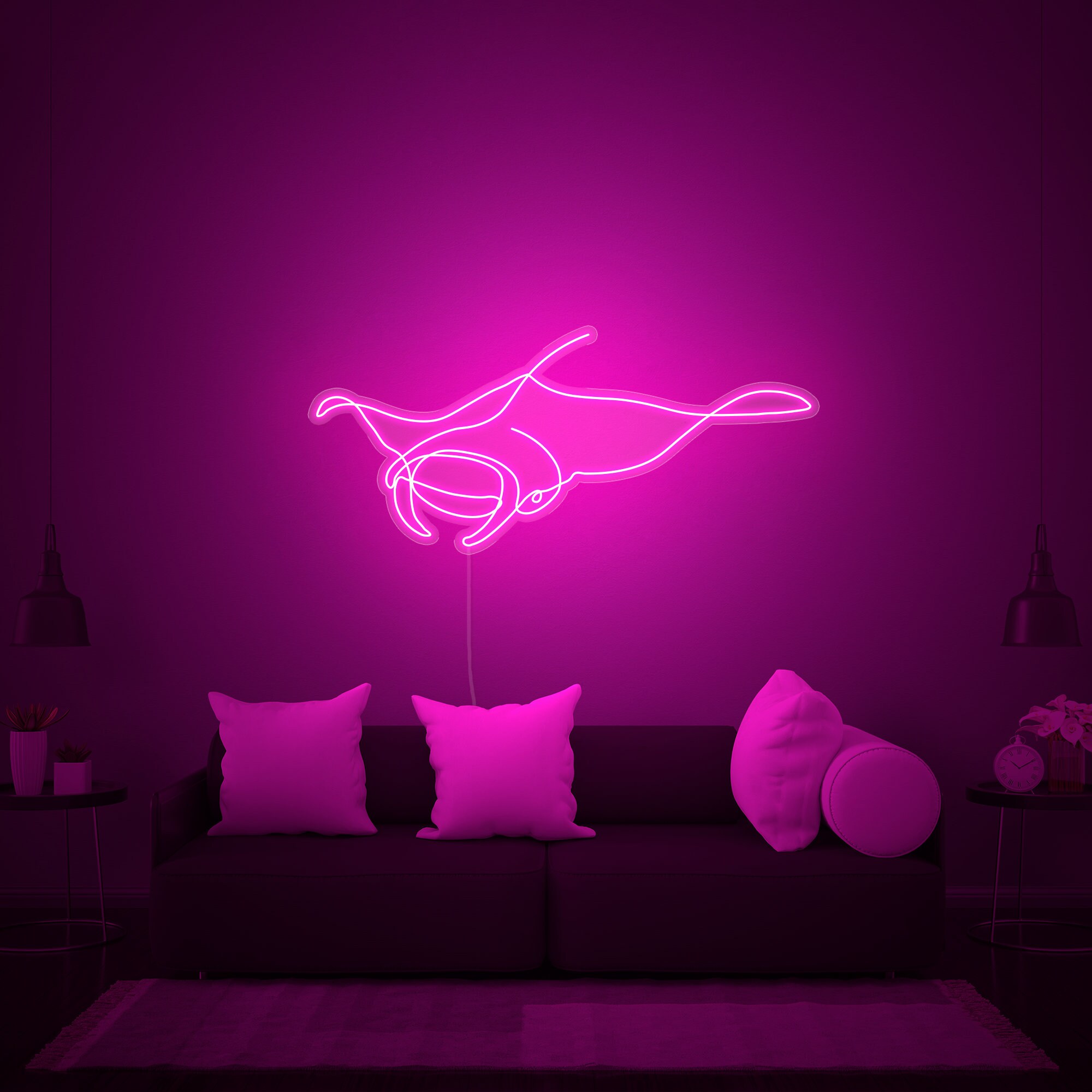 Stingray - LED Neon Sign, Wall Decor, Wall Sign, Neon Lights - Etsy