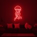 Jellyfish LED Neon Sign, Wall Decor, Wall Sign, Neon Lights - Etsy