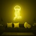 Jellyfish LED Neon Sign, Wall Decor, Wall Sign, Neon Lights - Etsy