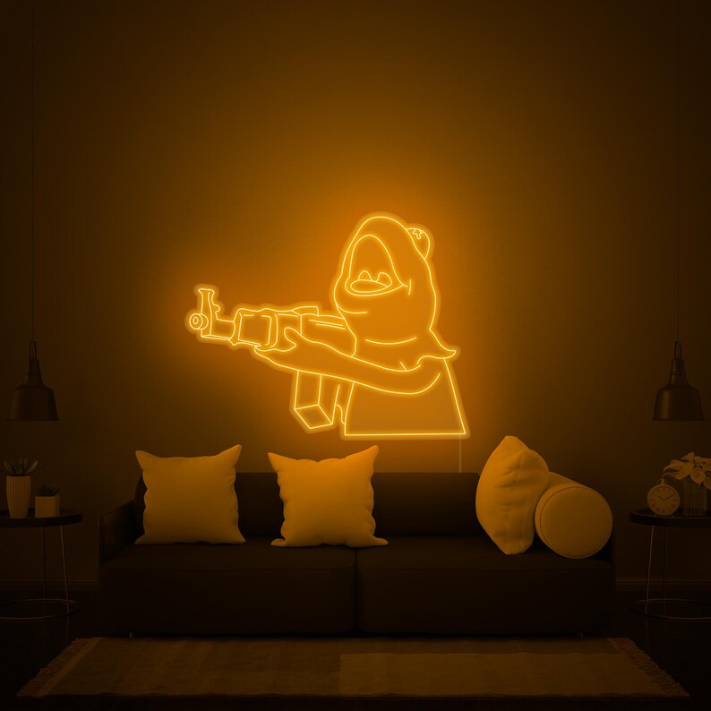 Kermit Meme LED Neon Sign – Funny Wall Decor - Etsy
