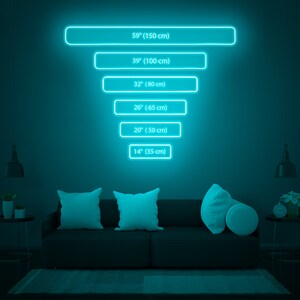 Waves - LED Neon Sign, Wall Decor, Wall Sign, Neon Lights - Etsy