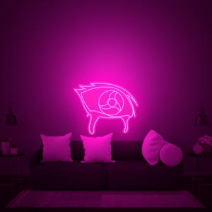 Anime Logo - LED Neon Sign, Wall Decor, Wall Sign, Neon Lights - Etsy