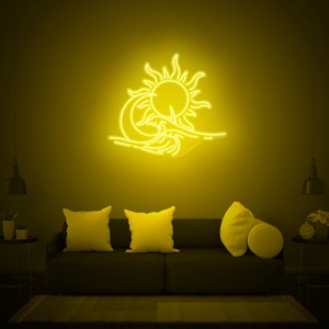 Retro Wave - LED Neon Sign, Wall Decor, Wall Sign, Neon Lights - Etsy