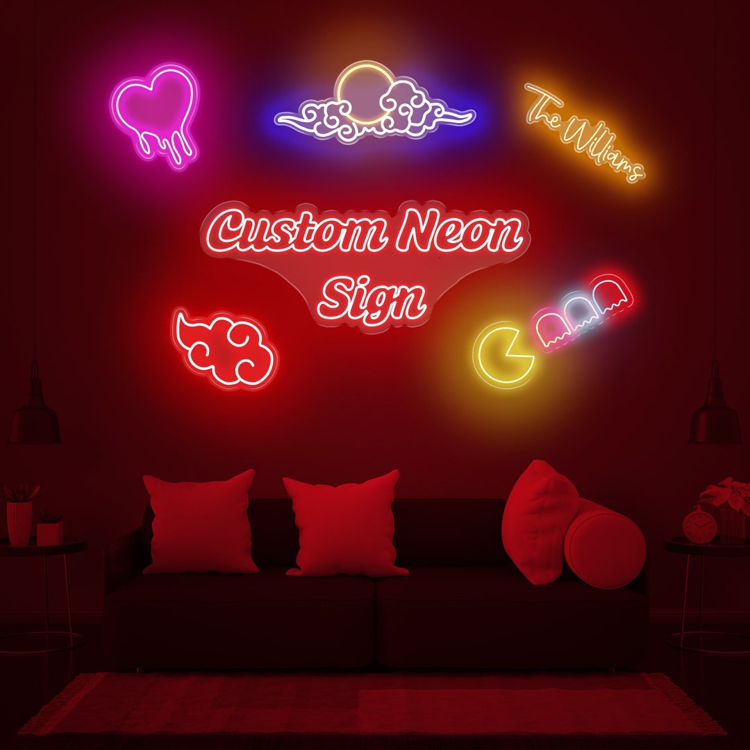 Custom Neon Sign LED Neon Sign, Wall Decor, Wall Sign, Neon Lights ...