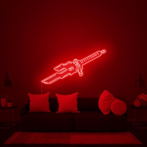 Anime Logo - LED Neon Sign, Wall Decor, Wall Sign, Neon Lights - Etsy
