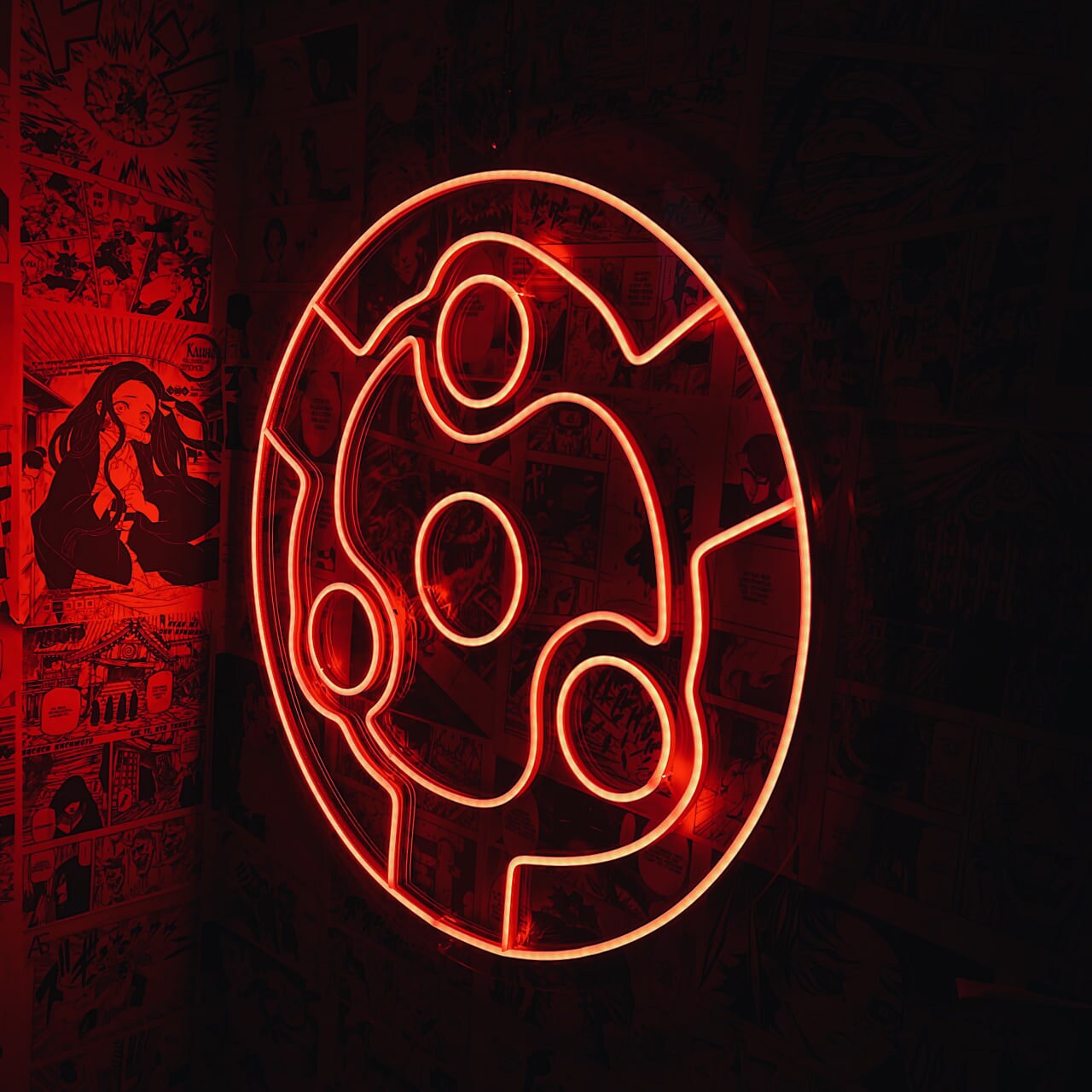 Anime Logo - LED Neon Sign, Wall Decor, Wall Sign, Neon Lights - Etsy