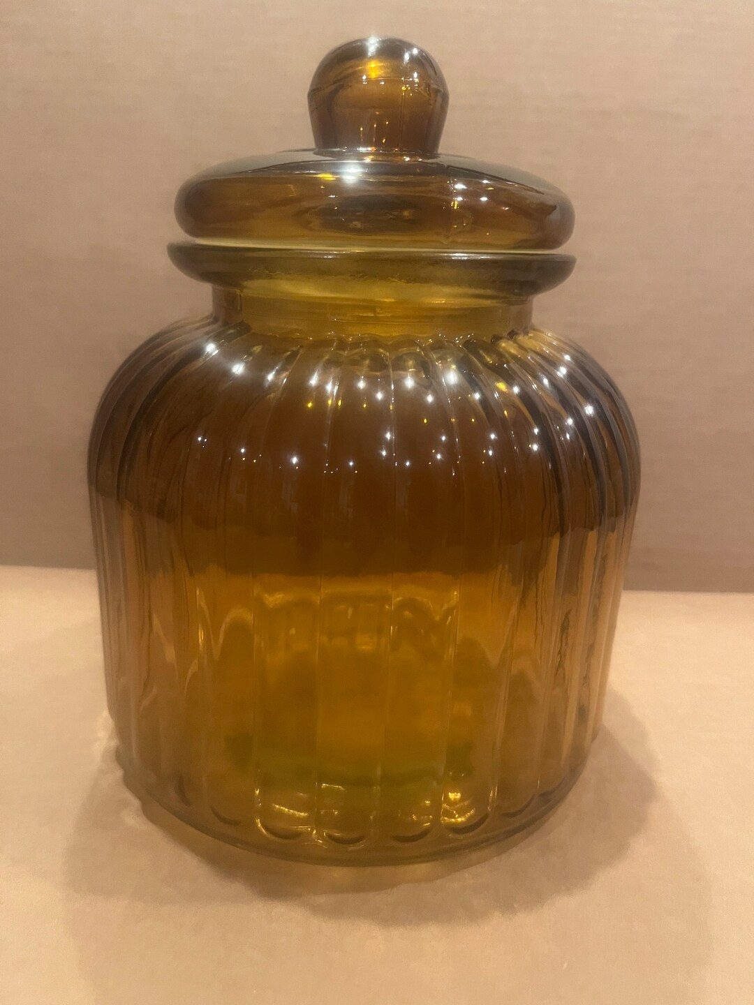 Vintage Candy/cookie Jar With Lid- Large Size - Etsy