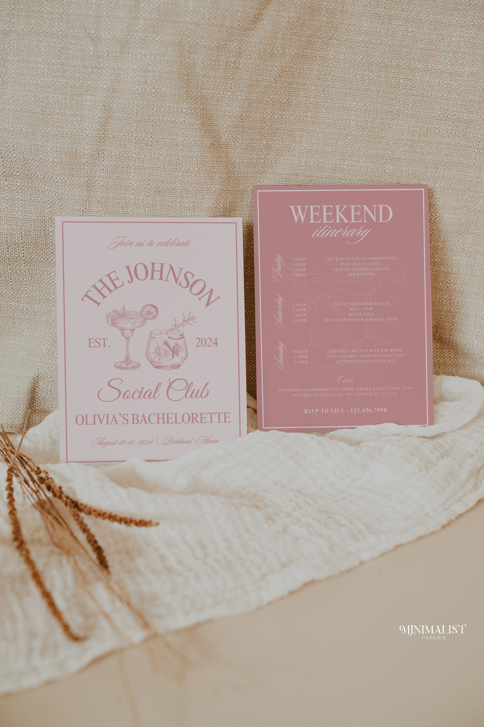 Charleston Bachelorette Invitation Itinerary, Cheers to Charleston ...