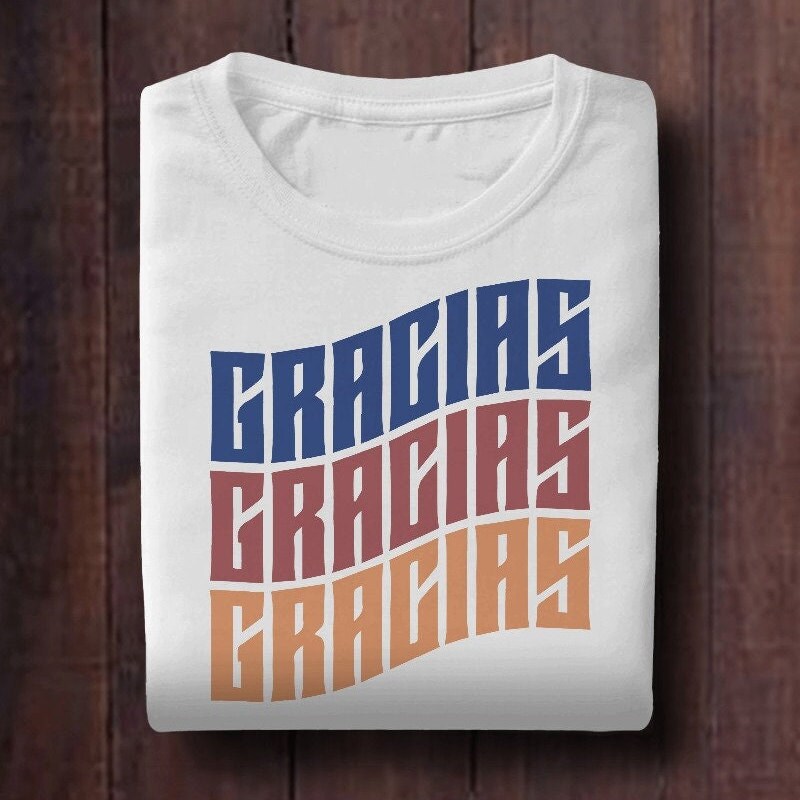 Gracias Gracias Gracias Shirt Svg Gracias Png Frases De Meditacion Shirt Agradecimiento Svg, Png ...
