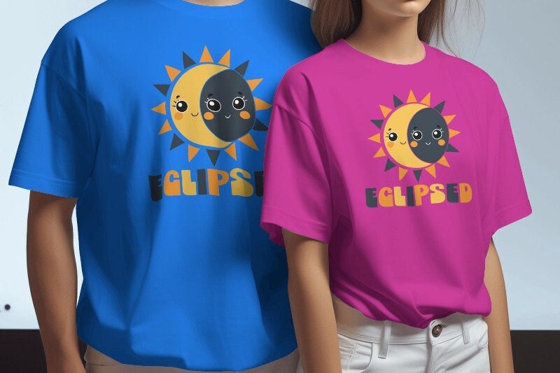 Eclipsed Svg, Total Solar Eclipse Svg Png, Cute Eclipse, Retro Svg ...