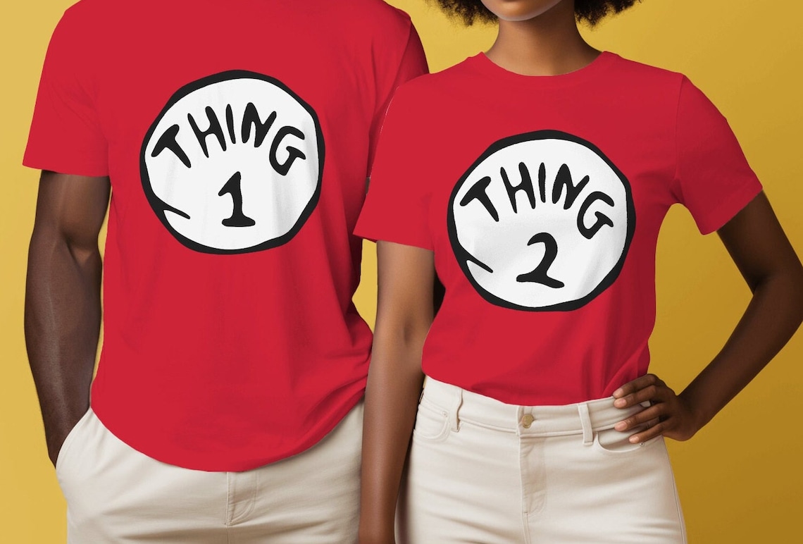 Thing 1 and Thing 2 SVG / Thing 1 and Thing 2 Svg Png Pdf / Thing 1 and ...