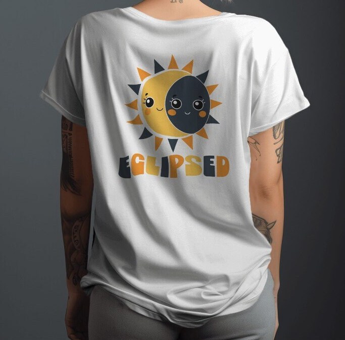 Eclipsed Svg, Total Solar Eclipse Svg Png, Cute Eclipse, Retro Svg ...