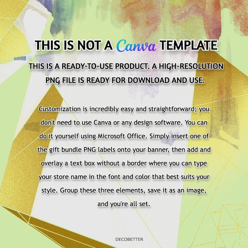 Etsy Shop Banner for Floral Crafts Shop, Big Digital Banner, Etsy Store ...