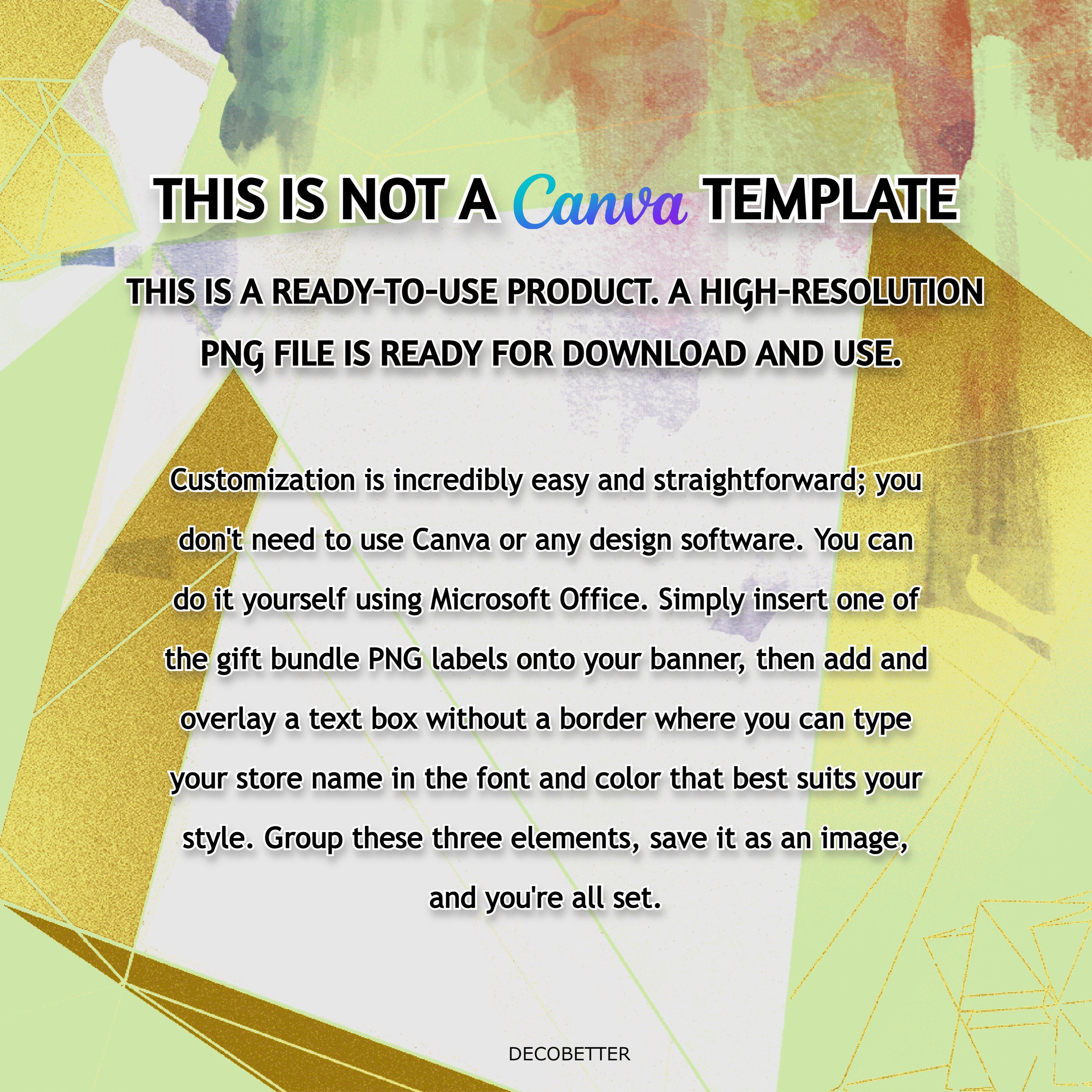 Etsy Shop Banner for Floral Crafts Shop, Big Digital Banner, Etsy Store ...