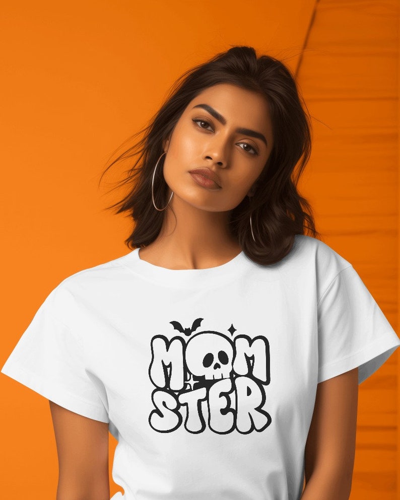 MOMSTER SVG, Cutting Silhouette File, File for Cricut, Halloween T ...