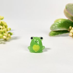 Glass Frog, Mini Frog Set, Frog Miniature Figurine, Glass Animal ...