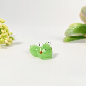 Glass Frog, Mini Frog Set, Frog Miniature Figurine, Glass Animal ...