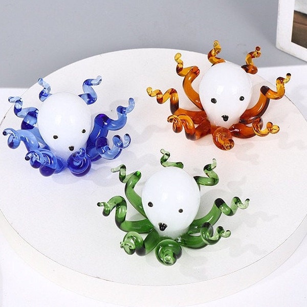Blown Glass Octopus - Etsy