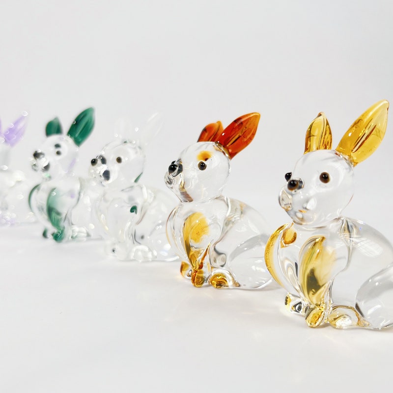 Glass Rabbit - Etsy