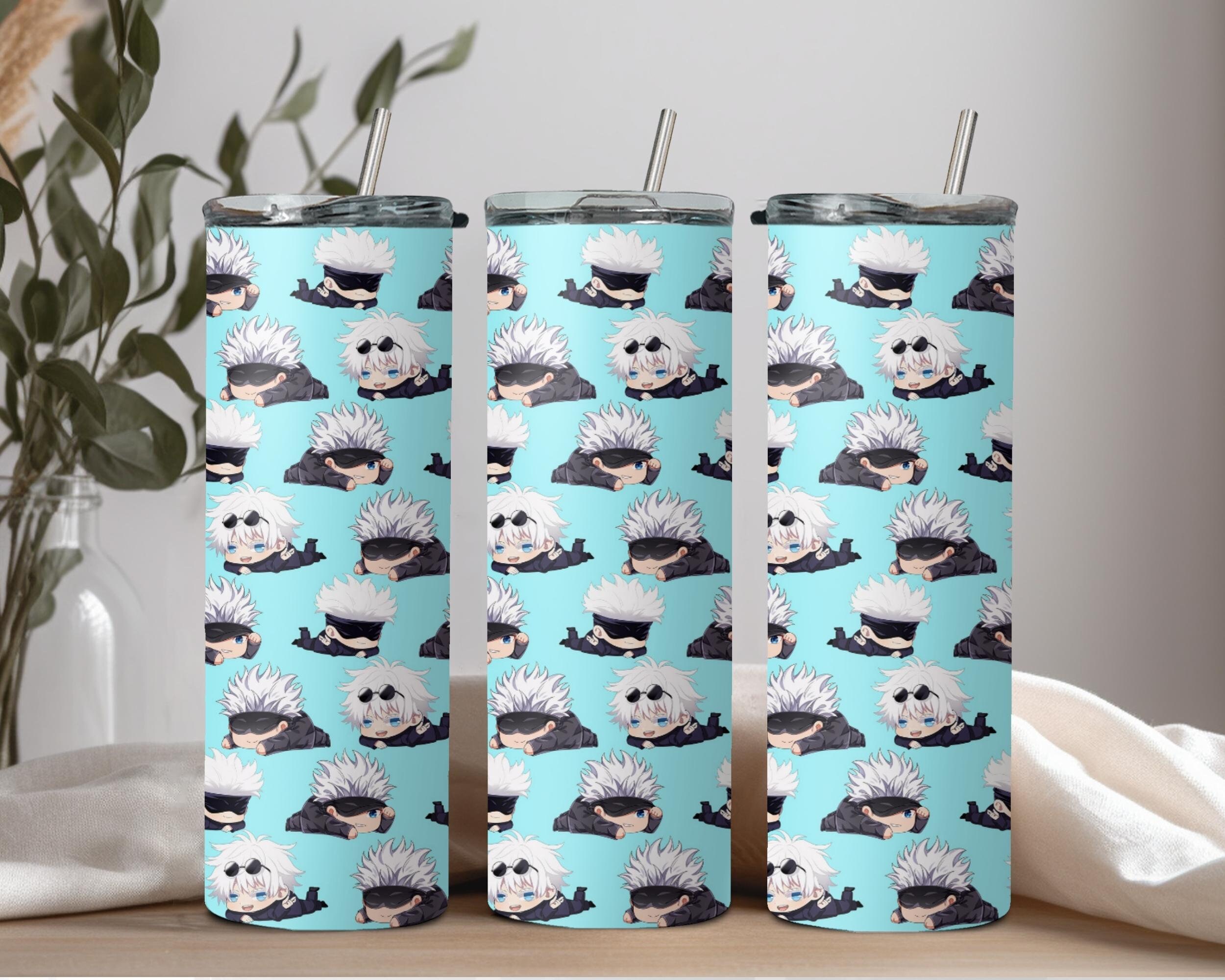 Jujutsu Cute Gojo Anime 20oz Tumbler Wrap, Jujutsu Anime Straight ...