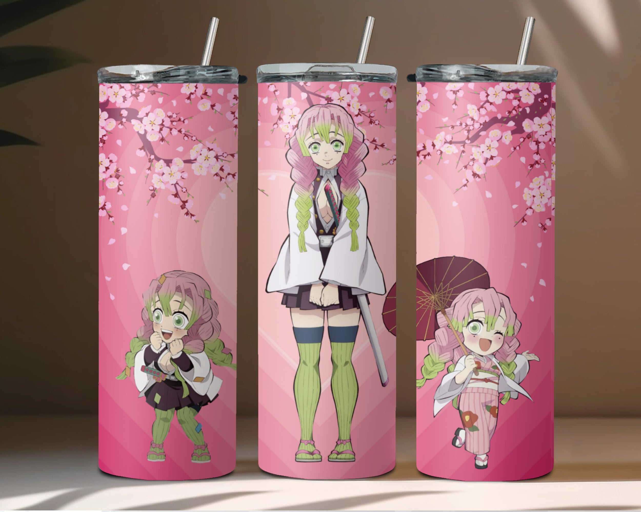 Anime 20oz Sublimation Tumbler Wrap, Slayer Anime Straight Tumbler ...