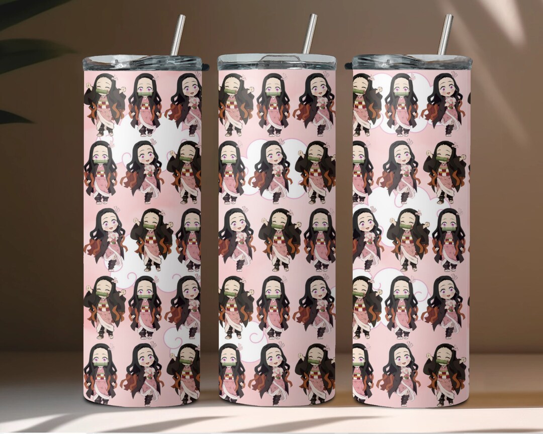Chibi Slayer Girl 20oz Tumbler Wrap, Slayer Anime Girl Straight Tumbler ...