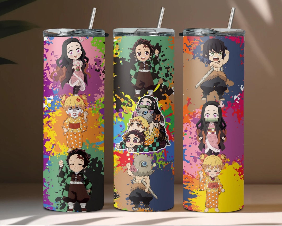 Envoltorio para vaso de anime Chibi Slayer, Kawaii PNG (Descarga ...
