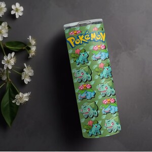 Bulbasaur Evolution 20oz Tumbler Wrap Pokemon Straight Skinny - Etsy