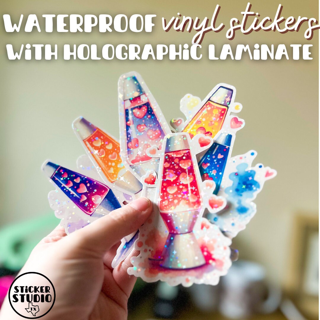 Lava Lamp Stickers Weird Stickers Retro Groovy Lava Lamp Heart Stickers ...