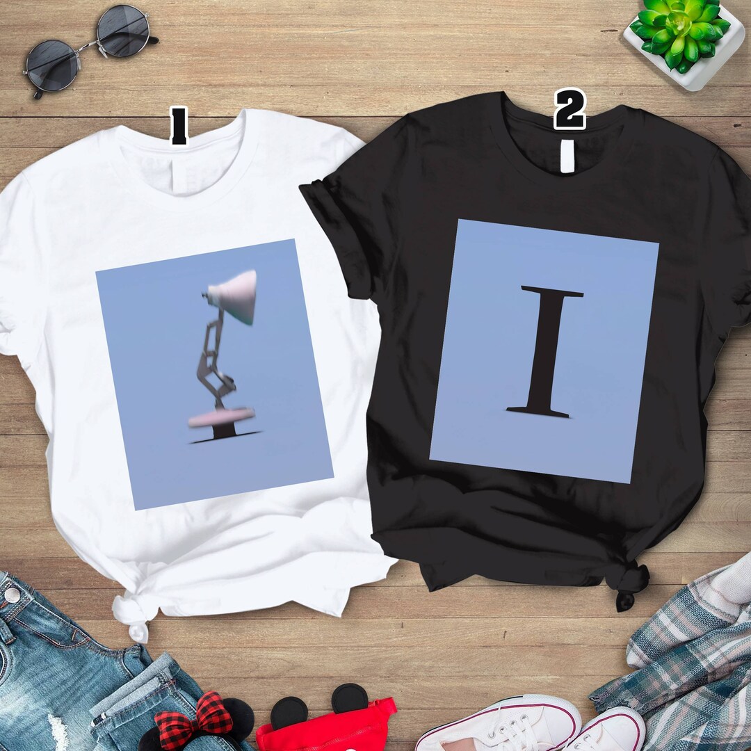 Pixar Couple Shirt Pixar Lamp and I Matching Couple Tee Shirt - Etsy