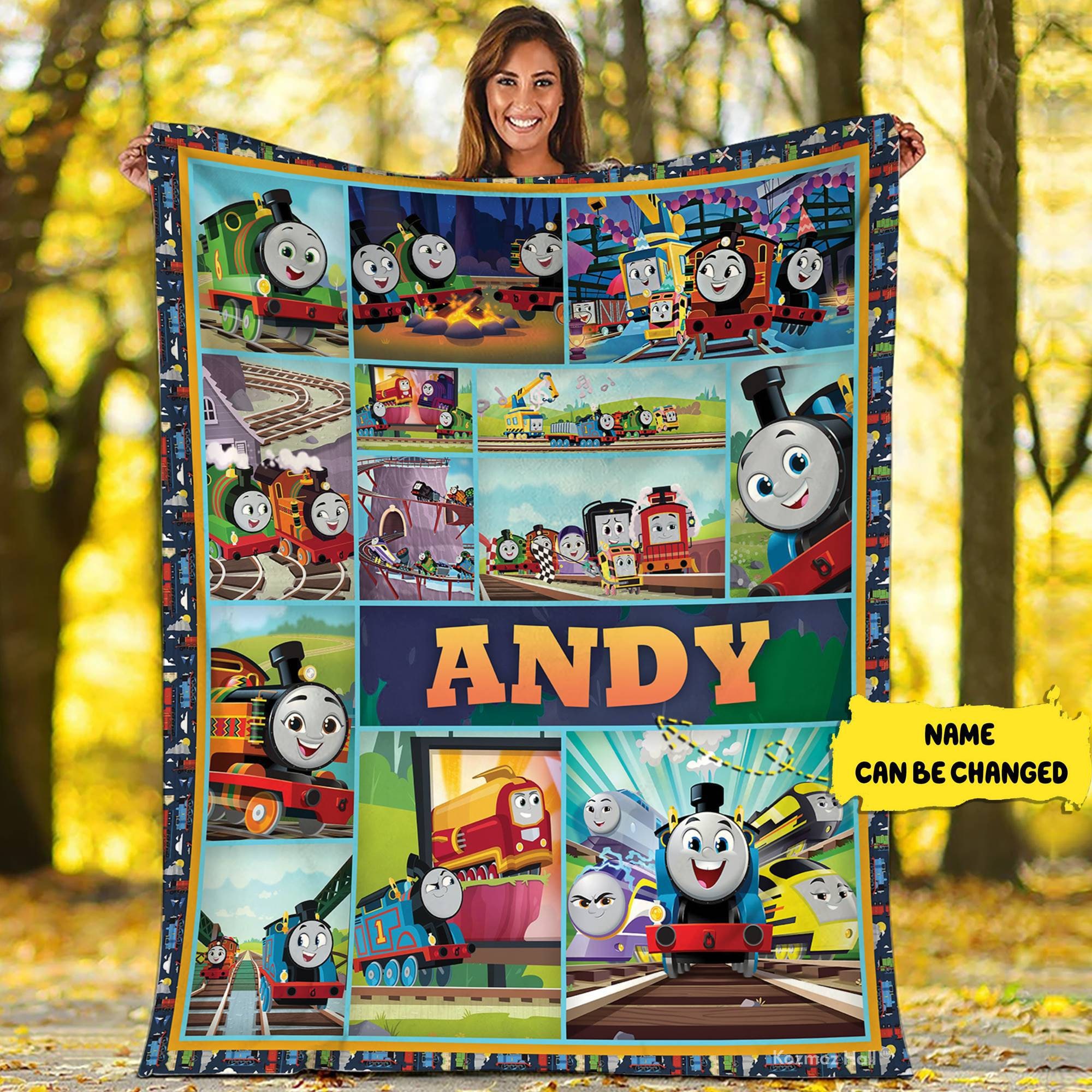 Thomas And Friends Fleece Blanket, Personalized Thomas & Friends Fleece ...