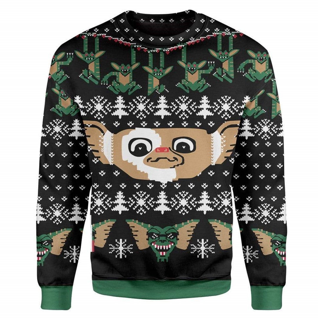 Gremlins Christmas Ugly Sweater Gremlins Gizmo Gremlins Ugly - Etsy