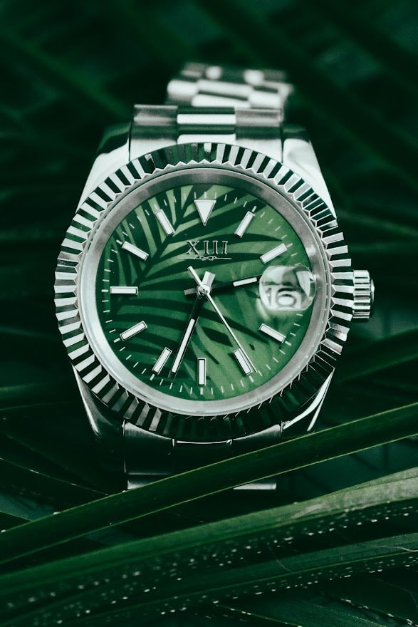 39mm Datejust Homage With Green Palm Dial - Etsy