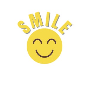 Printable Smile Poster, Digital Smile Poster, Smile Poster, Happy Face ...