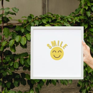 Printable Smile Poster, Digital Smile Poster, Smile Poster, Happy Face ...