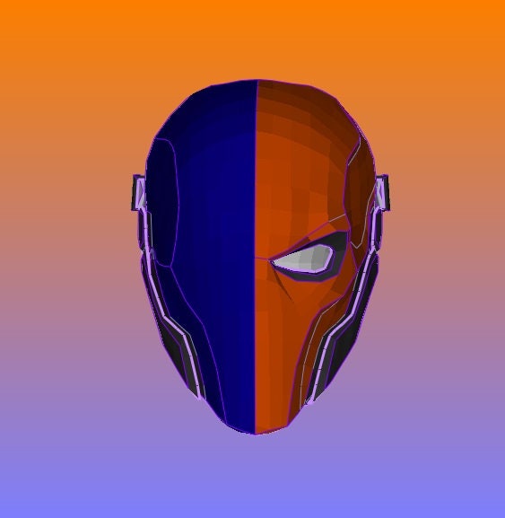 Deathstroke Mask Pepakura