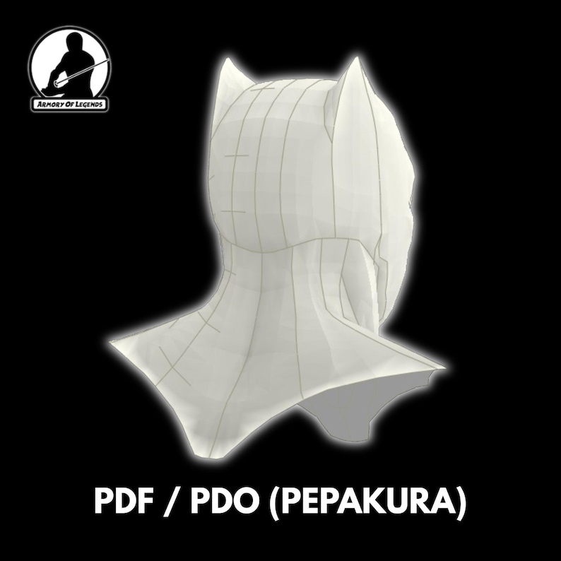 Batfleck Cowl Snydercut (PEPAKURA FOAM PATTERNS) Cosplay - Etsy