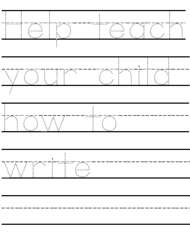 Tracing Letter Practice Sheets, 78 Sheets 3 per Letter, Homeschool ...
